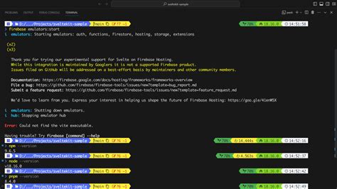 Web Framework Hosting Sveltekit · Issue 5158 · Firebasefirebase