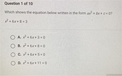 [answered] Question 1 Of 10 Which Shows The Equation Below Written In Kunduz