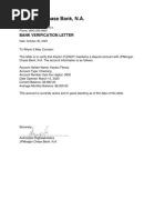 Bank Of America Account Verification Letter Pdf Banks Bank Of America