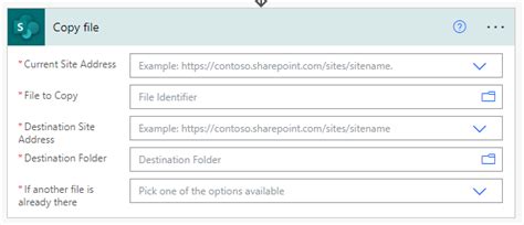 Copy File Action In Sharepoint Connectorpower Automate Cloud Flows Kaizenpersonal Computer