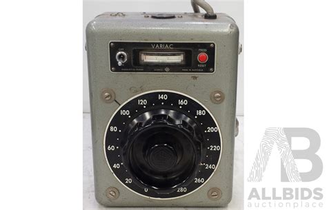 Warburton Franki Variac Autotransformer Lot 1445617 Allbids