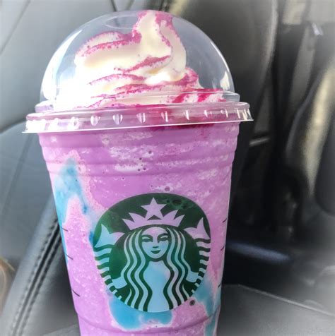 Starbucks Unicorn Frappuccino A Mystical Magical Colored Drink