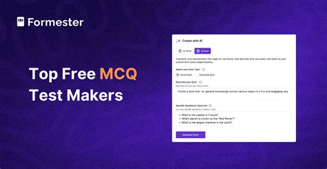 Top Free Multiple Choice Test Makers In 2025