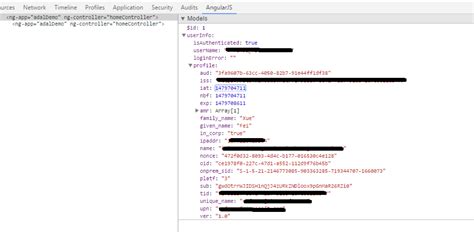 angularjs angular adal how to retrieve the username or email stack