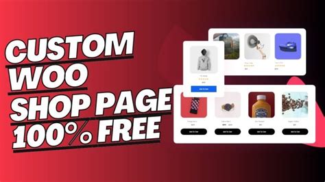 Woocommerce Custom Shop Page Design With Elementor Free Tutorial