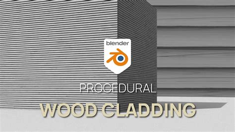 Create A Procedural Wood Cladding Material In Blender YouTube