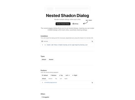 shadcn dialog tailwind resources