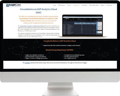 SAP Analytics Cloud InsightCubes