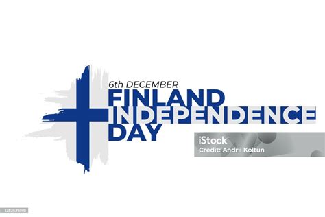 해피 핀란드 독립기념일 인사말 카드 배너 포스터 디자인 프린트 핀란드 플래그 그런지 벡터 일러스트레이션흰색 배경 유럽 국경일