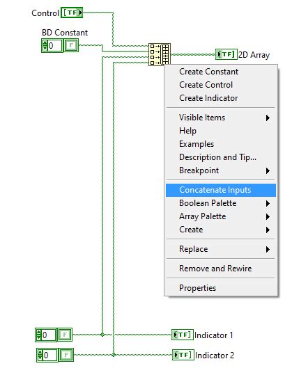 Solved Build Array Converted 1 D Arrays Into 2 D Appended Array Why Ni Community
