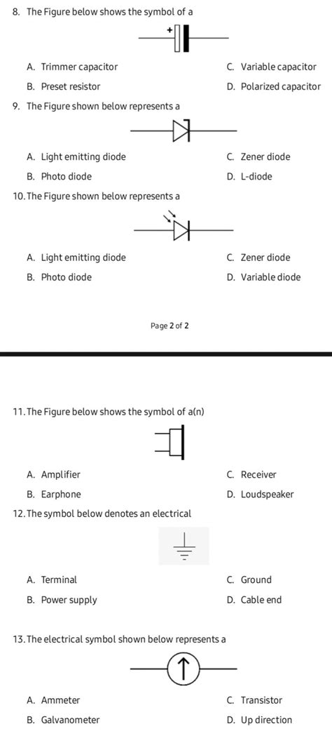 8 The Figure Below Shows The Symbol Of Aa Trimmer Capacitorc Variabl