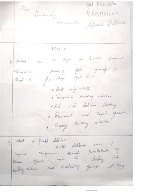 Advanced Database Pdf