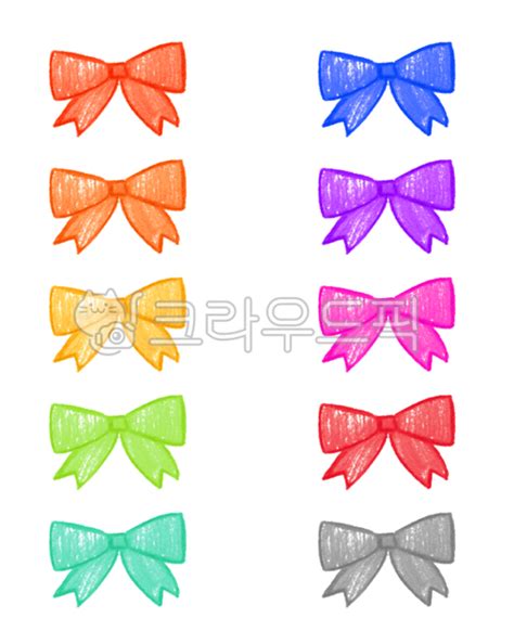 리본장식 리본 라벨 이름표 누끼 사진 이미지 일러스트 캘리그라피 Dorot작가