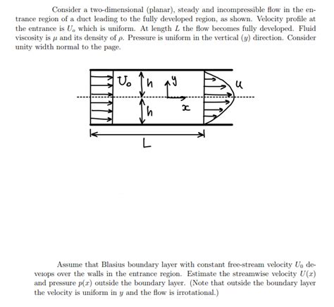 Solved Consider A Two Dimensional Planar Steady And