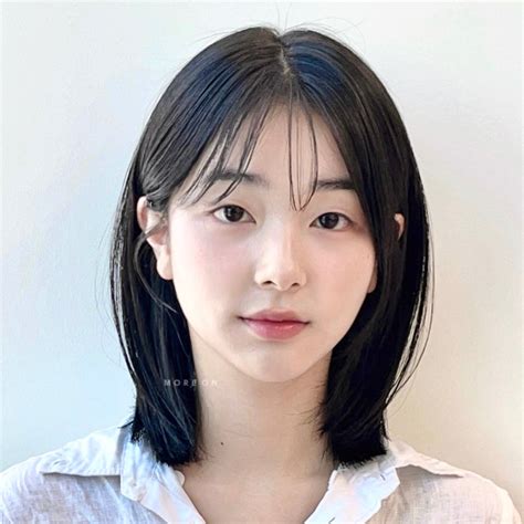 슬림한 윈드펌 중단발 레이어드컷 볼륨매직 네이버 블로그