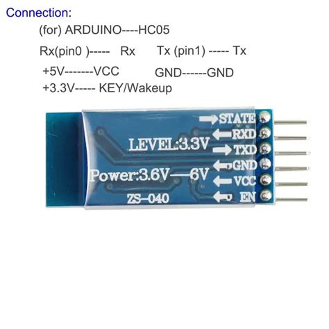 Hc 05 무선 직렬 6 핀 블루투스 호환 Rf 트랜시버 모듈 Rs232 호스트 및 슬레이브 모듈 36 6v Iot 장치