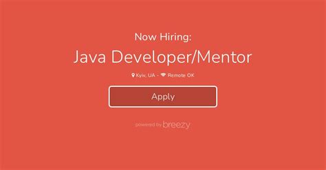 java developer mentor at mate academy