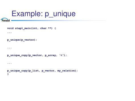 Ppt Parallel Algorithms In Stapl Implementation And Evaluation
