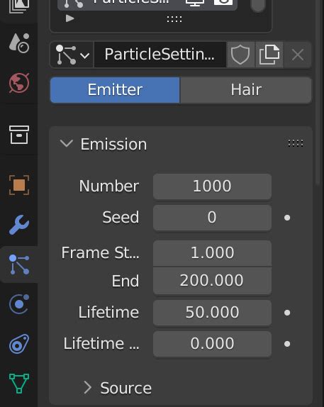 Question Regarding Greyed Out Section Under Particle Properties Rblenderhelp
