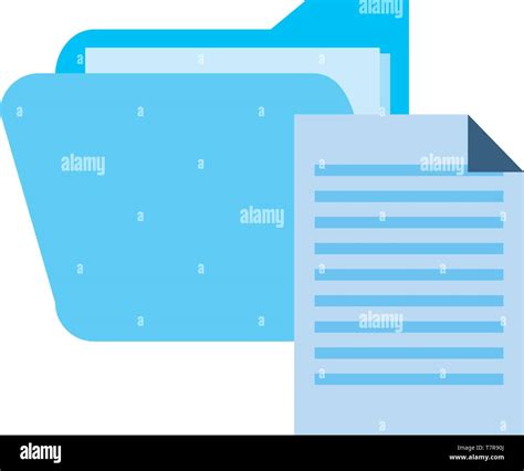 Folder File Document Cybersecurity Data Protection Vector Illustration Stock Vector Image Art