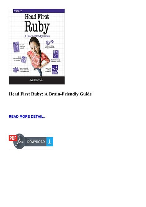 Ppt Head First Ruby A Brain Friendly Guide Powerpoint Presentation Free Download Id 11926511