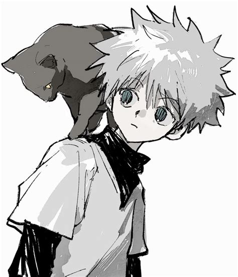 Killua Anime Guys Hunter Anime Character Illustration