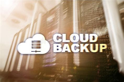 Cloud Backup Server Data Loss Prevention Stock Image Image Of Computer Professional 123706701