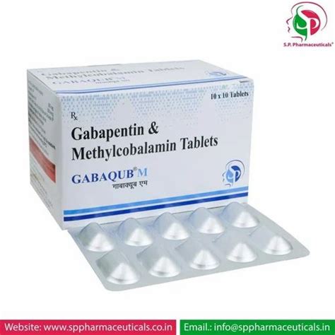 Gabaqub M Gabapentin And Methylcobalamin Tablets At ₹ 1510 Box In Barwala