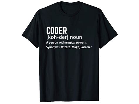 Coder Definition Coder Developer T Shirt Graphic By Podxdesigner