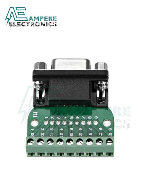 Female Db9 Breakout Board Ampere Electronics