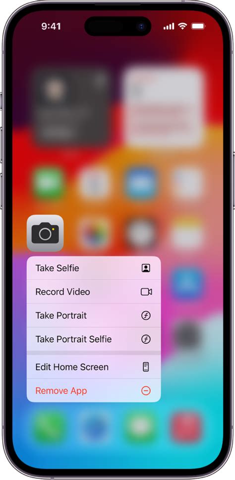 Perform Quick Actions On Iphone Apple Support
