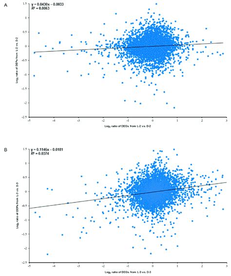 Correlation Analysis Between The Proteomic Data Were Obtained In The
