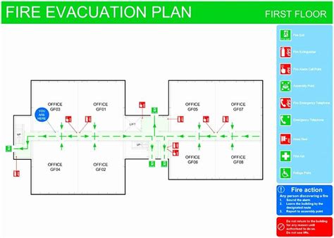 20 Evacuation Floor Plan Template Simple Template Design