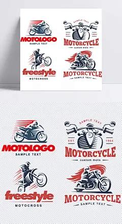 摩托赛车手竞技logo矢量 摩托车logo LOGO设计 矢量素材 赛车logo 赛车手logo 矢量 eps 标签元素 花瓣网