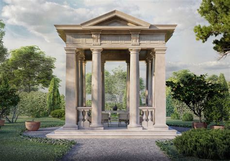 gazebo ionic column cgtrader