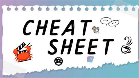 Caroline Nyakio Maina On Linkedin A Handy Rust Cheat Sheet For Beginners