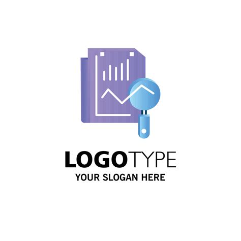 File Static Search Computing Business Logo Template Flat Color 13292985