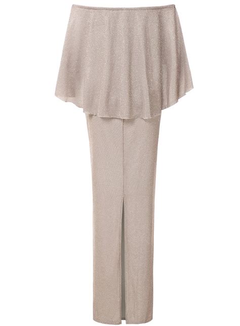 Wantmove женское длинное платье Es сексуальное с одной шеей с оборками обшитое на груди