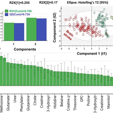 Pls Da Prediction Analysis Results Based On 44 Metabolic Features As Download Scientific
