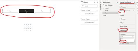 solved dynamic table visible based on filter selection po