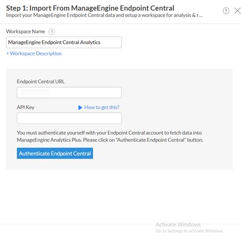 How To Integrate Endpoint Central With Manageengine Analytics Plus