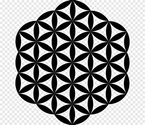 Overlapping Circles Grid Sacred Geometry Circle Pattern Angle