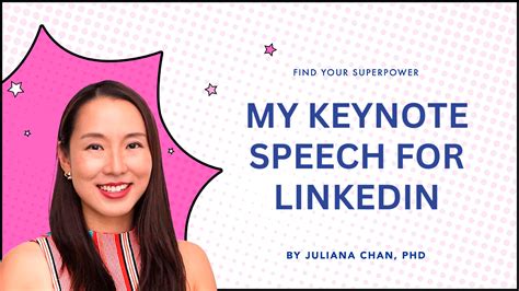 My Keynote Speech For Linkedin