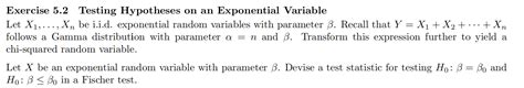 Solved Exercise 52 Testing Hypotheses On An Exponential