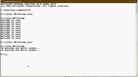 Java Tutorial Session 12 While Do While Youtube