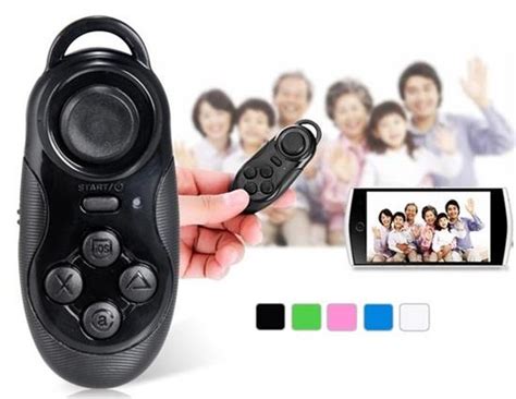Multifunctional Bluetooth V3 0 Gamepad With Remote Shutter Black