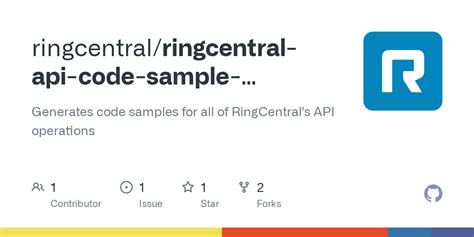 Github Ringcentralringcentral Api Code Sample Generator Generates Code Samples For All Of