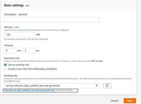 Publishing From Lambda To An Aws Iot Topic