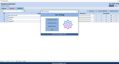 Ms Access Password Generator Microsoft Access Programs