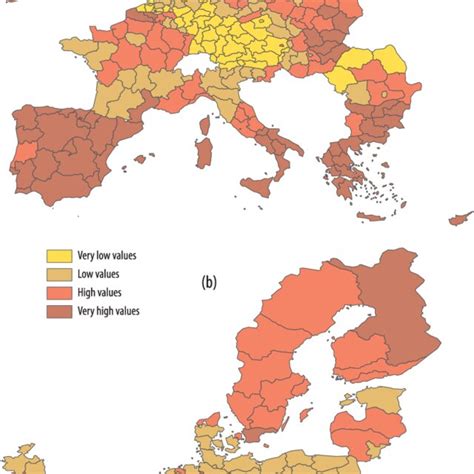 Spatial Distribution Of The Unemployment Rate In Eu Regions In The